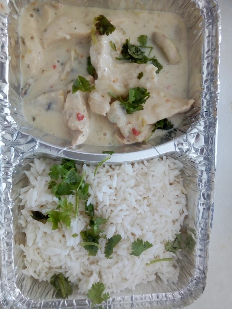 Chicken Ala King with Rice